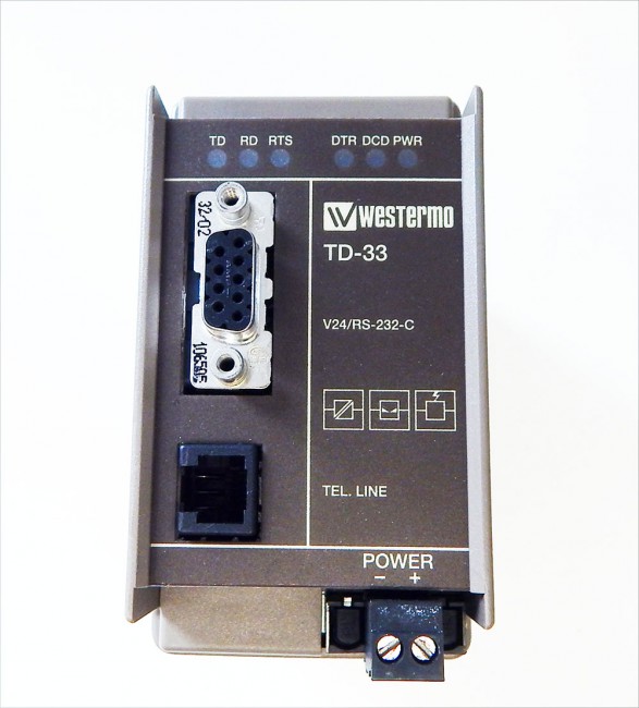 Westermo TD-33 3179-0001 Industrie-Modem V24/RS232-C - used