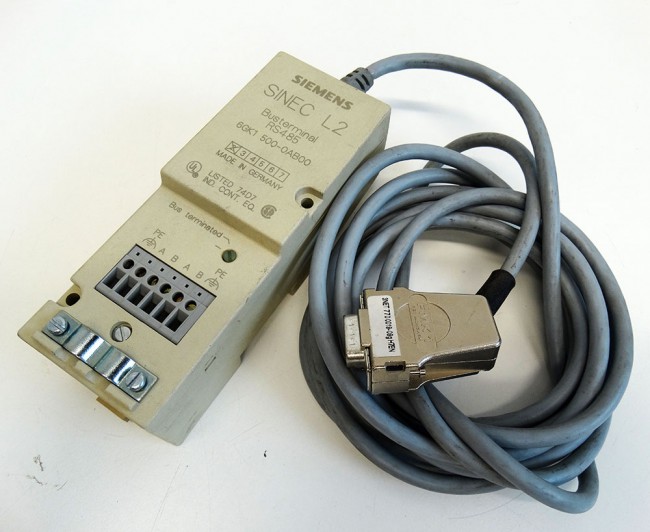 Siemens Sinec L2 6GK1 500-0AB00 Version: 02 Busterminal RS485 -used ...