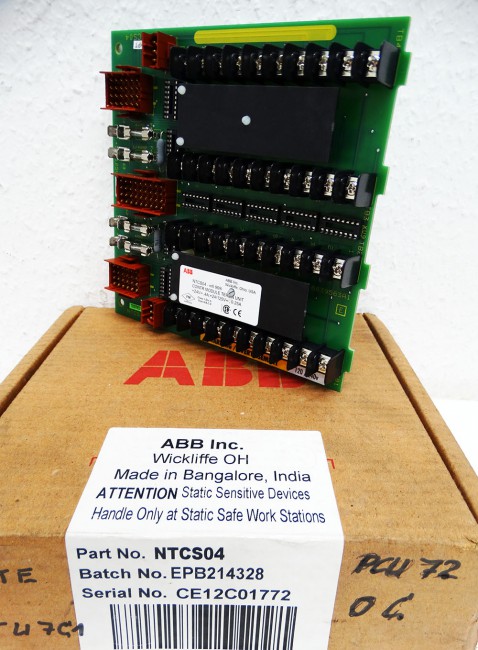 ABB infi90 NTCS04 NTCS 04 Controller Module Termination Unit -unused ...
