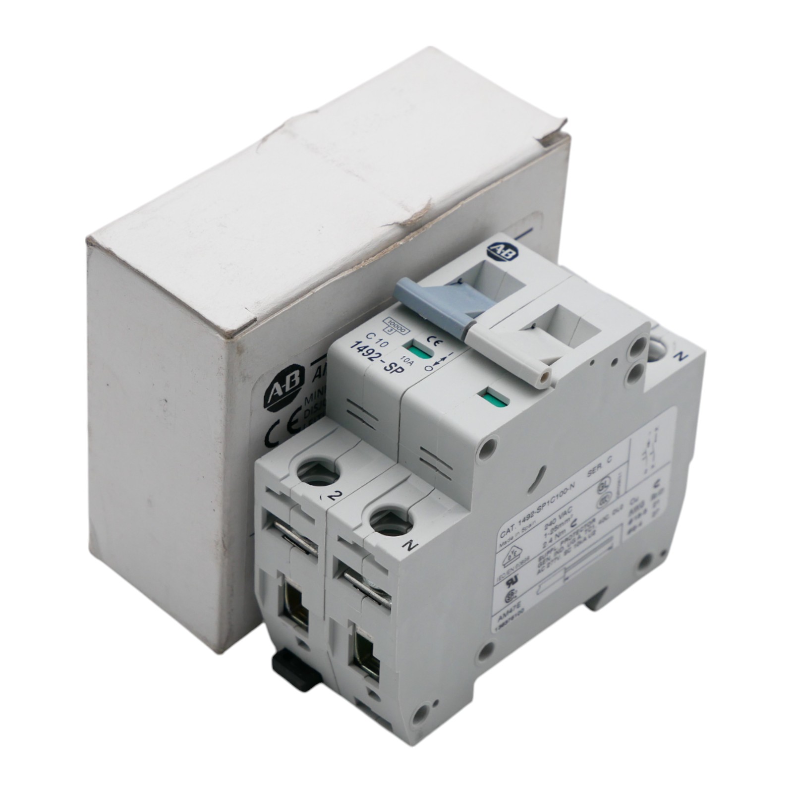 Allen-Bradley 1492-SP1C100-N Serie C Leitungsschutzschalter 10A -unused ...