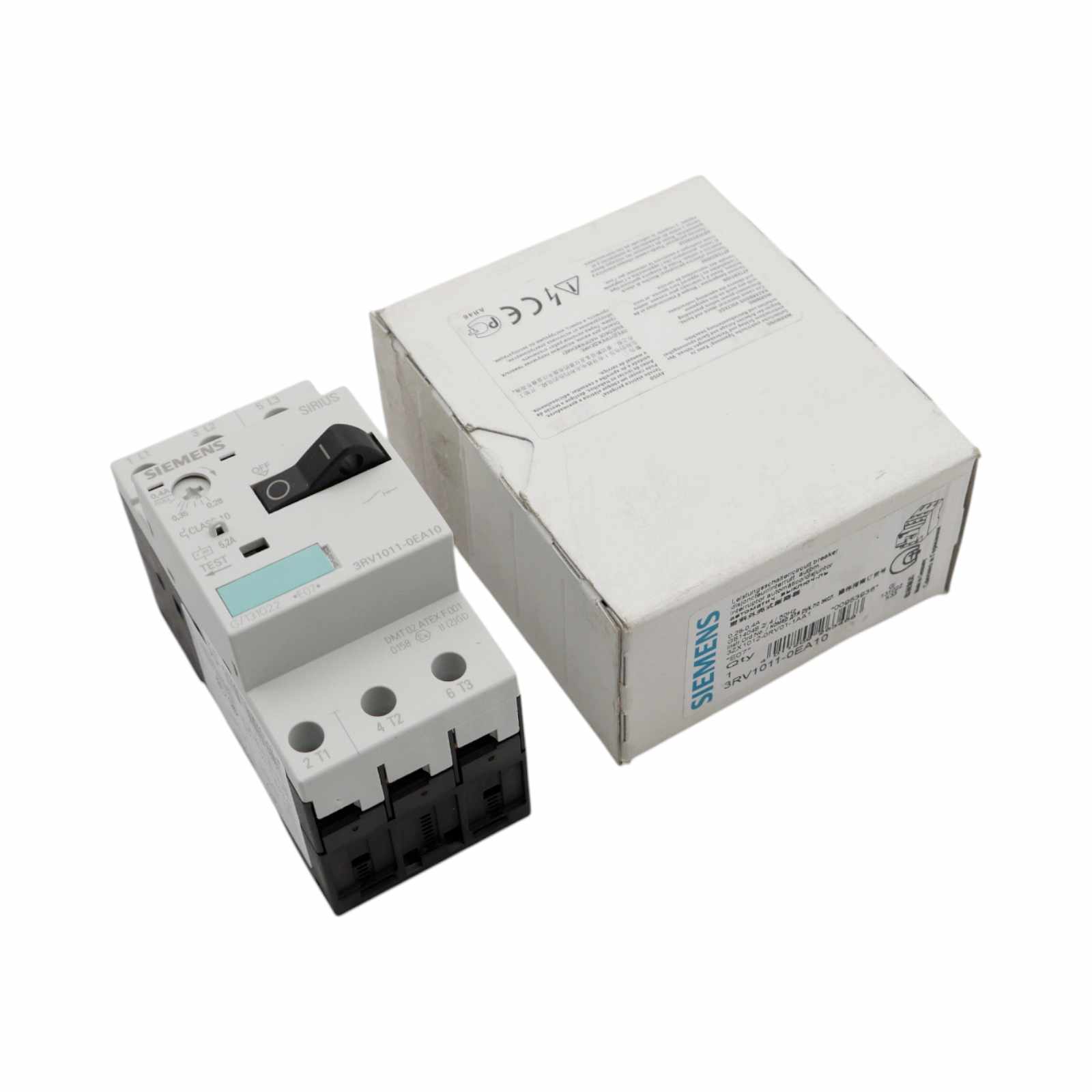 Siemens Sirius 3RV1011-0EA10 0,28-0,4A E: 07 Leistungsschalter -unused ...