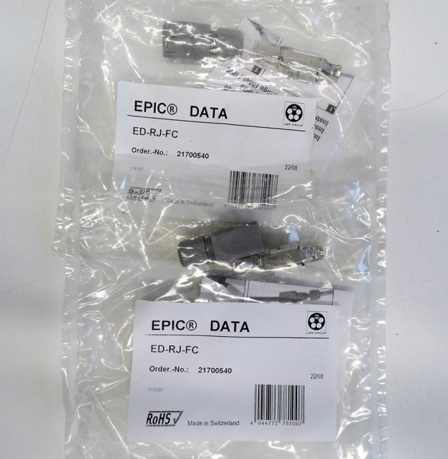 LAPP Group EPIC DATA ED-RJ-FC 21700540 RJ45-Steckverbinder VE = 2 Stk ...