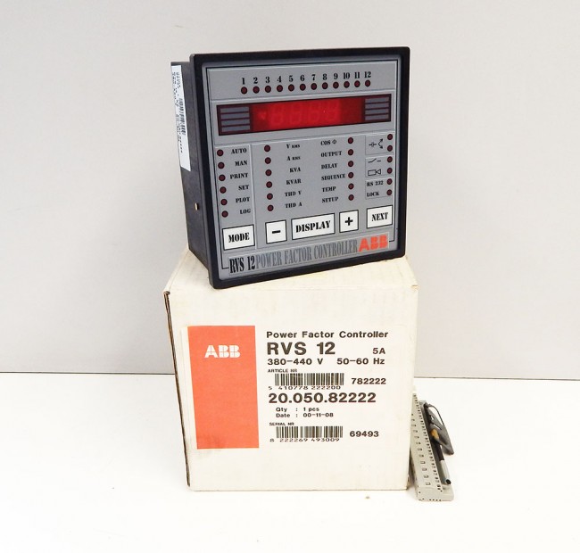 ABB RVS 12 20.050.82222 380-440V Power Factor Controller -unused/OVP ...