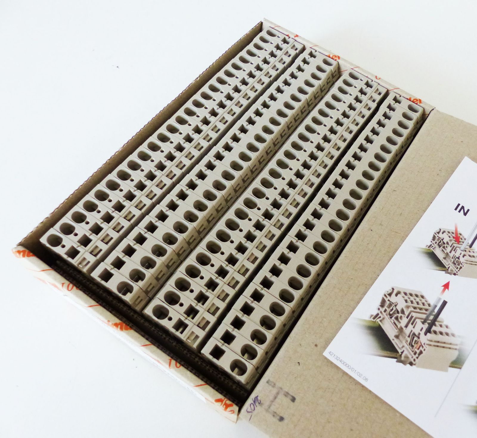 50x Weidmüller ZDU 6 ZDU6 1608620000 Reihenklemme -unused/OVP ...