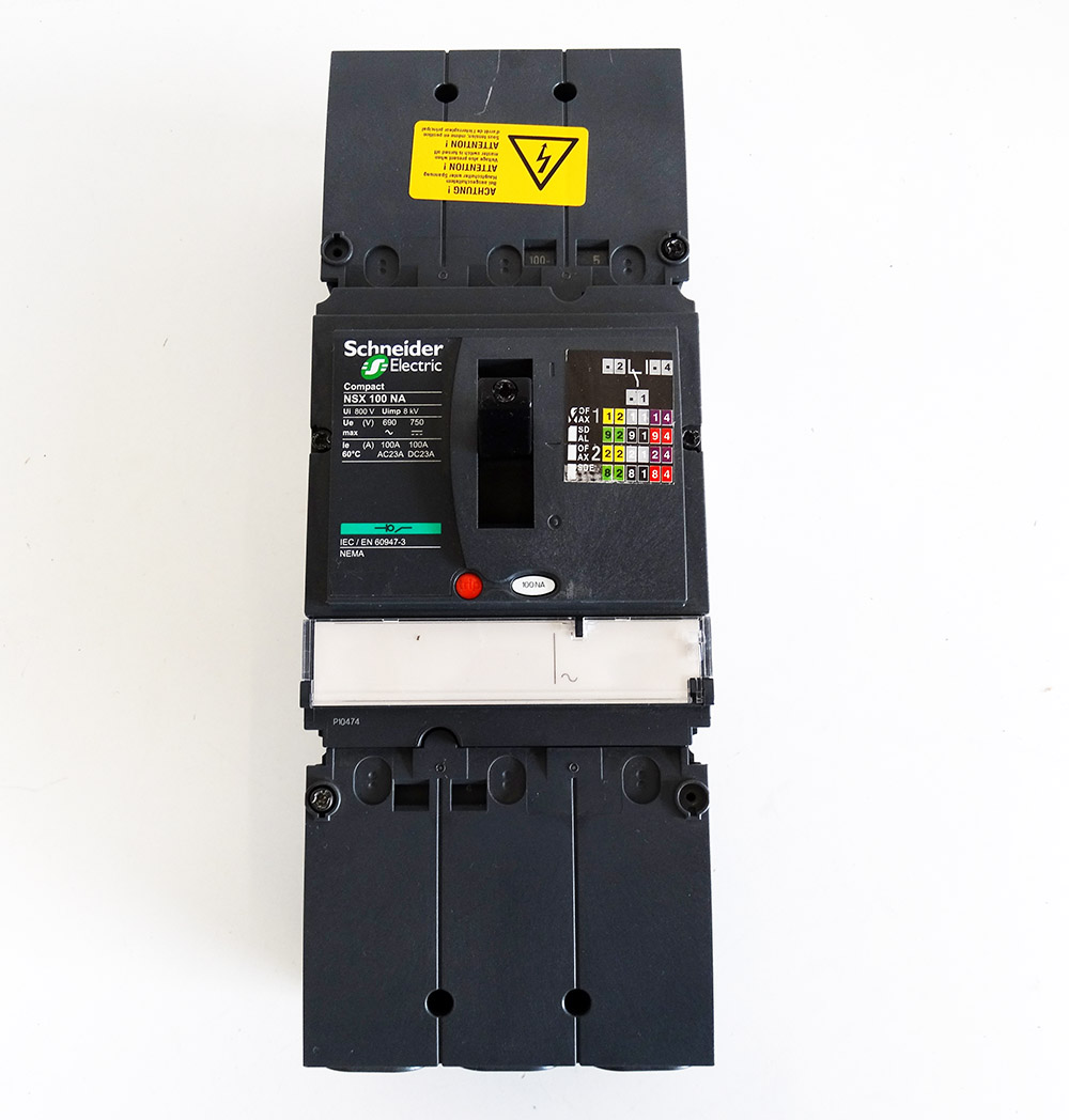 Schneider Electric NSX100 NA NSX100NA NSX 100-160-250 F/N/H/NA 100A -used-