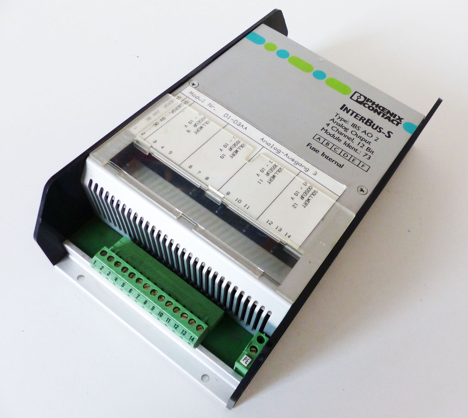 Phoenix Contact Interbus-S IBS AO 2 2784230 Analog Output 4Ch 12Bit ...