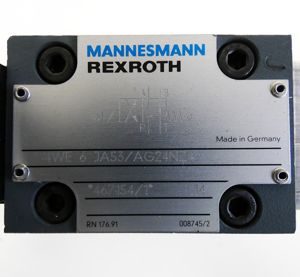 Mannesmann Rexroth 4WEH 10 EA42/6AG24NZ4 + 4WE 6 JA53/AG24NZ4 -unused-