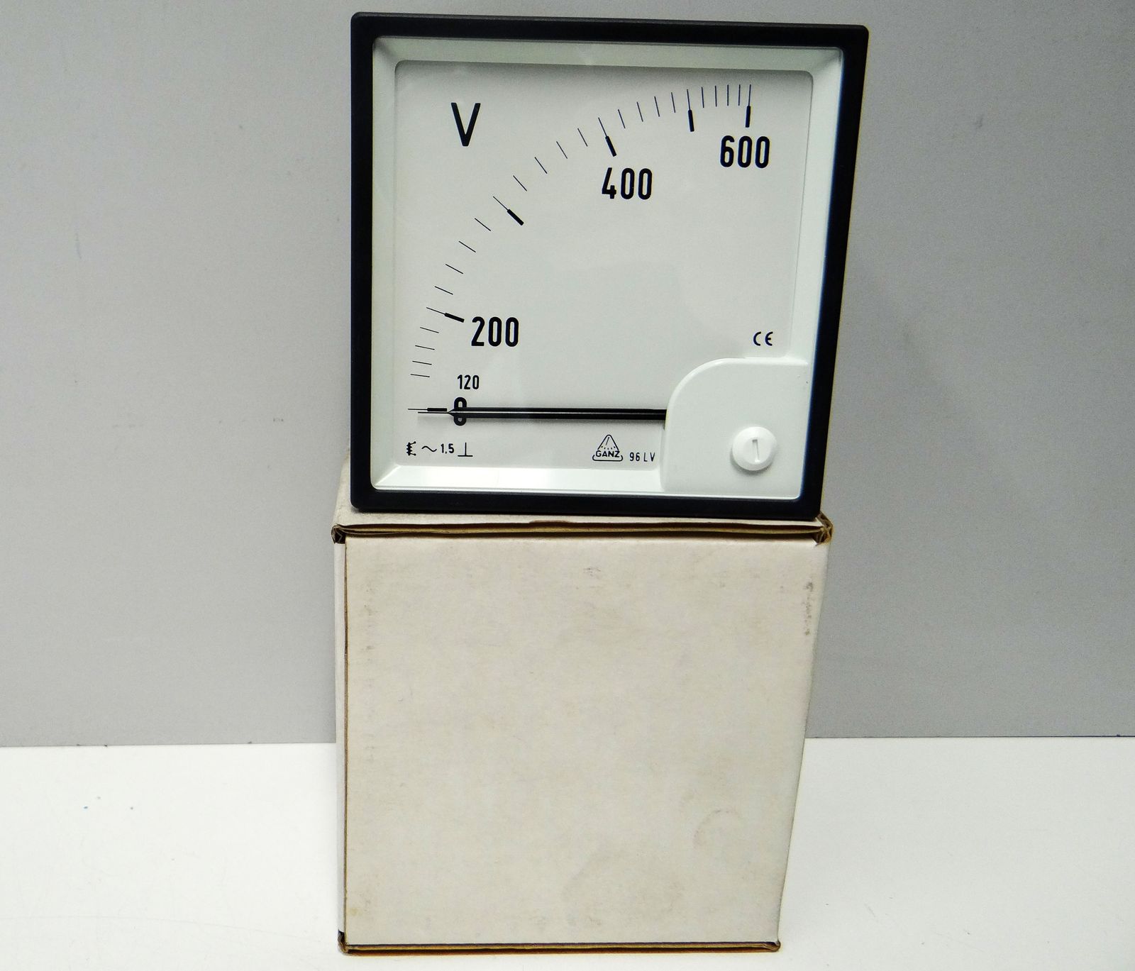 Ganz Voltmeter Moving-Iron Type 96LV 600V -unused/OVP- | Maaslos ...