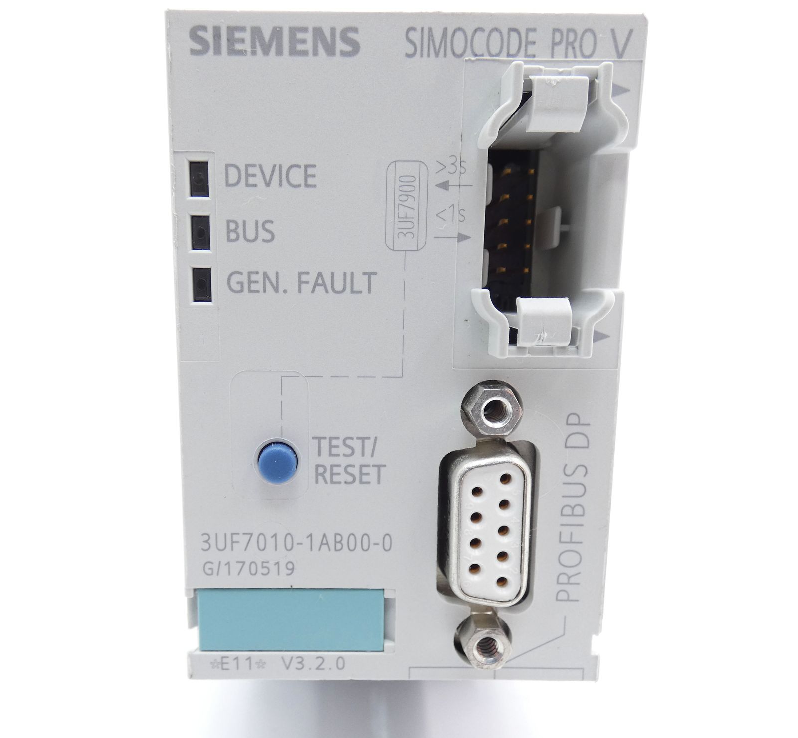 Siemens Simocode Pro V 3UF7010-1AB00-0 E-Stand: 11 Profibus DP -used-