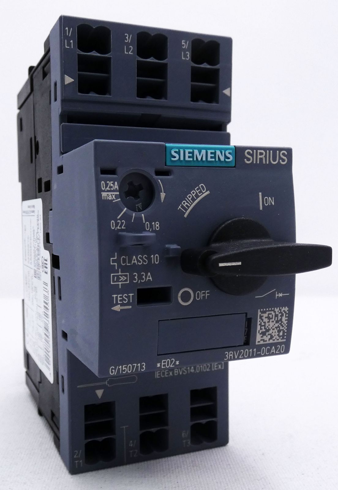 Siemens Sirius 3RV2011-0CA20 3RV2 011-0CA20 E: 02 Leistungsschalter ...