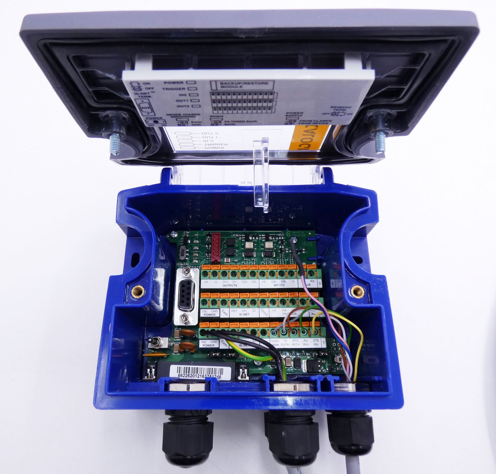 Datalogic CBX100 10-30VDC Barcodeleser Anschlussbox + Helukabel JZ-500 ...