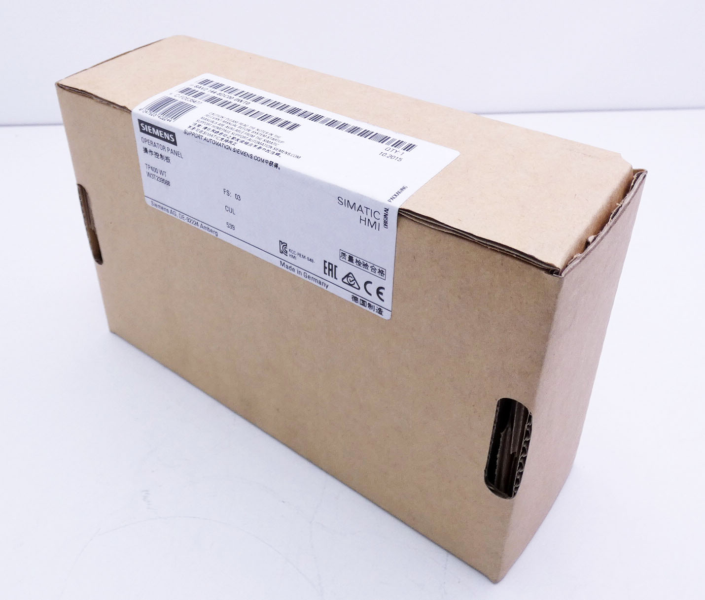 Siemens Simatic HMI 6AV2 144-8DC00-0WT0 TP400 WT E: 03 Operator Panel ...