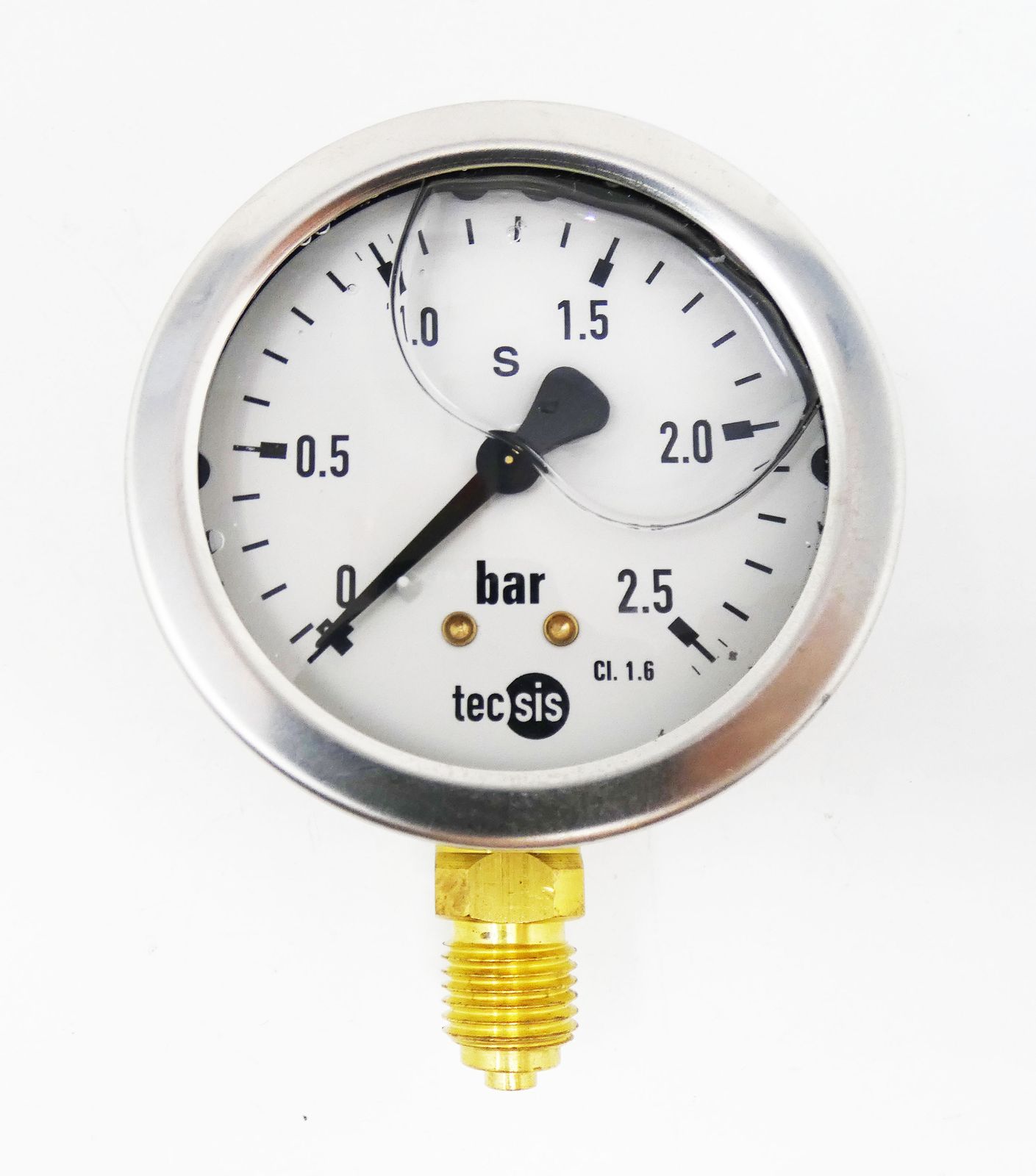 Tecsis 4131892251 0-2,5 bar Manometer -used-