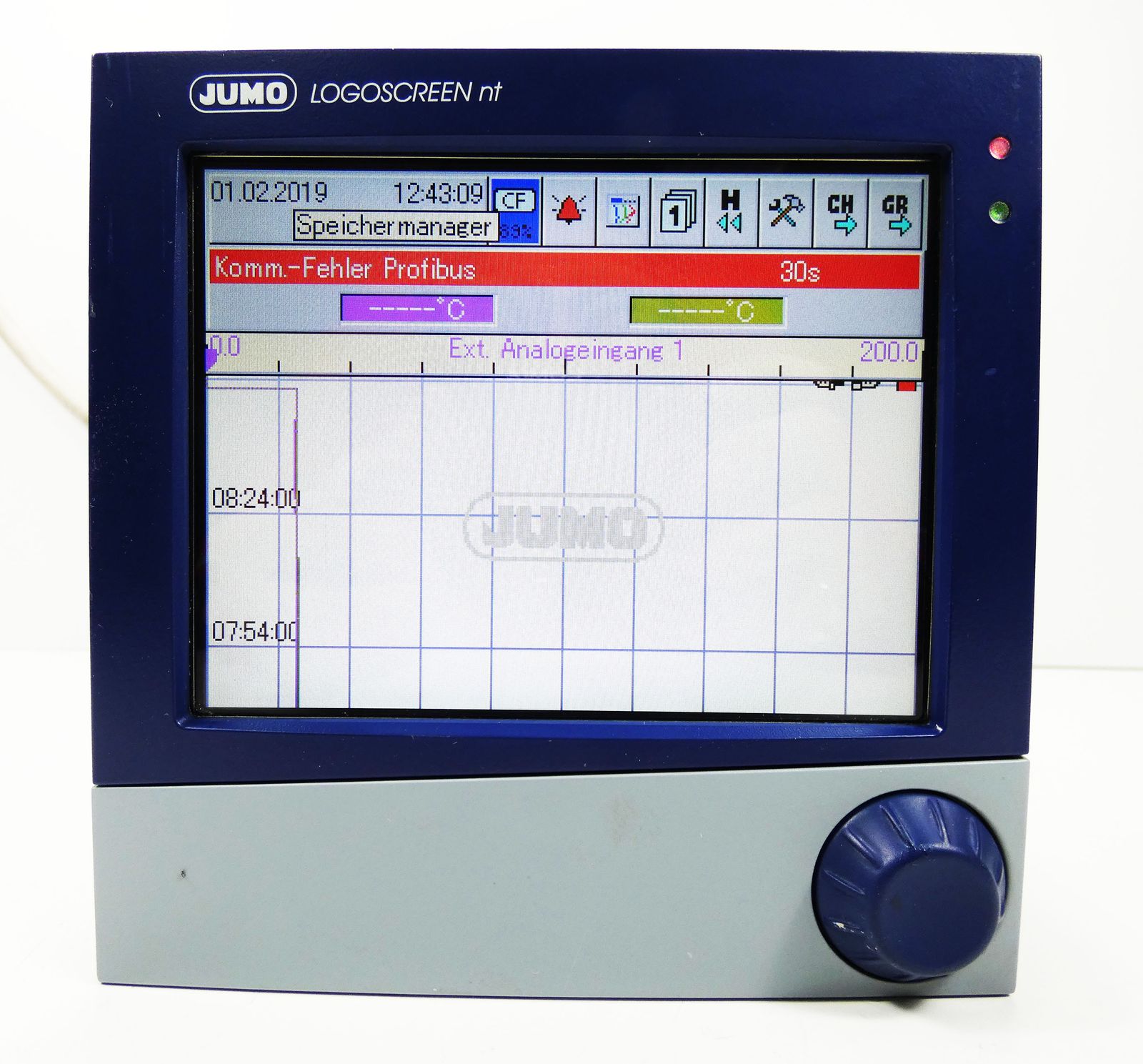 JUMO Logoscreen nt 706581/08-000-25/020,267 AC/DC 20-30V +2GB ...