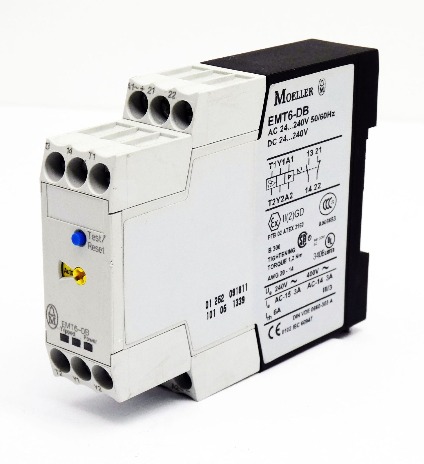 Moeller EMT6-DB DC 24...240V Thermistor-Motorschutzrelais -used ...