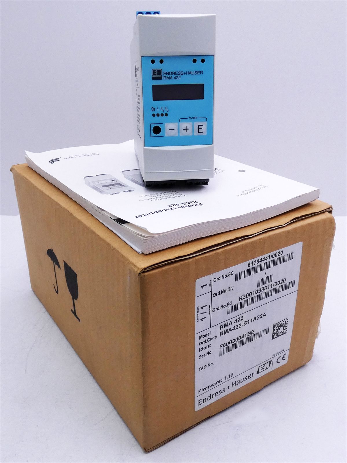 Endress+Hauser RMA 422 RMA422-B11A22A FW: 1.12 Prozess Transmitter ...