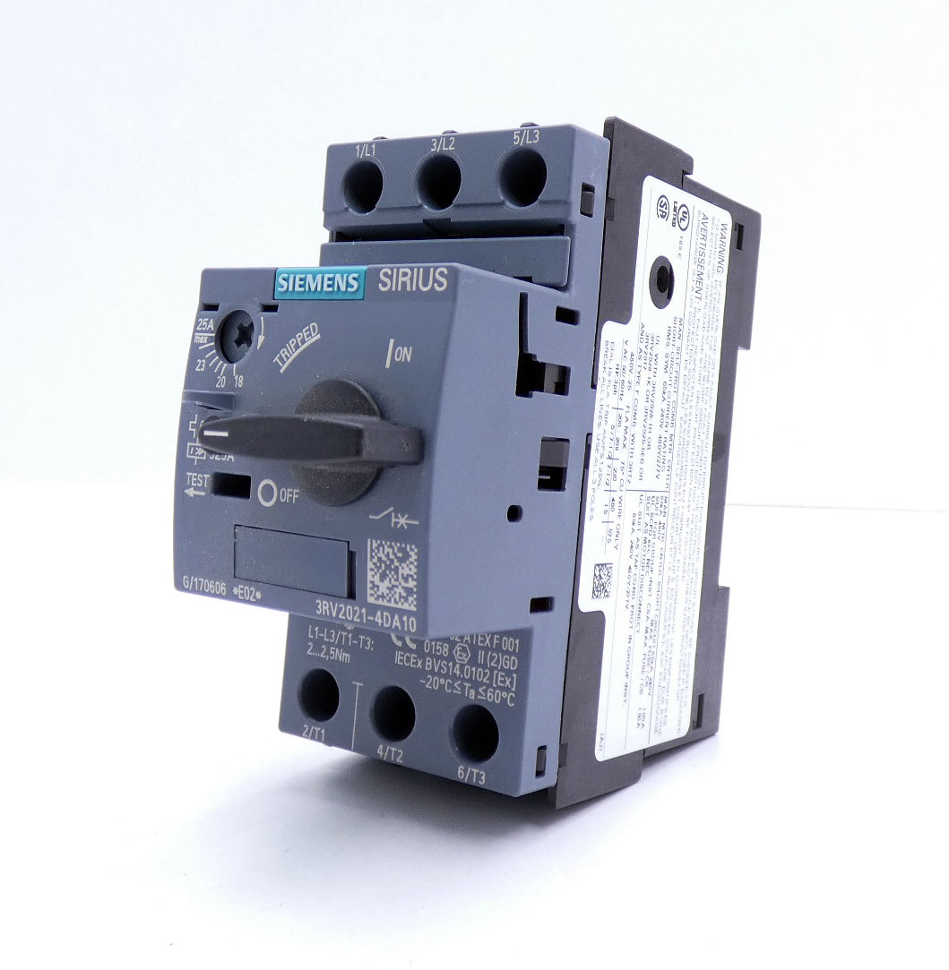 Siemens 3RV2021-4DA10 3RV2 021-4DA10 E-Stand: 02 Circuit Breakers ...