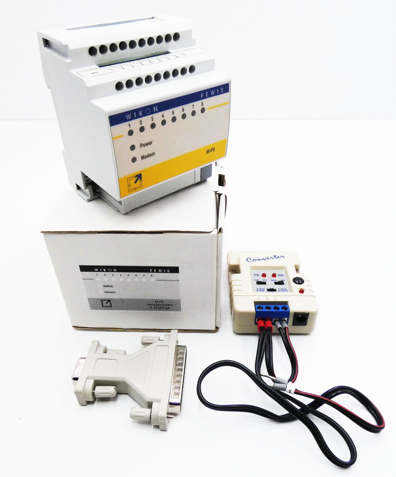 Wikon Fewis M-P8 OS-SW Ver. 8.4 Modem-SW Ver. 2.270 Fernwirkmodem -used ...