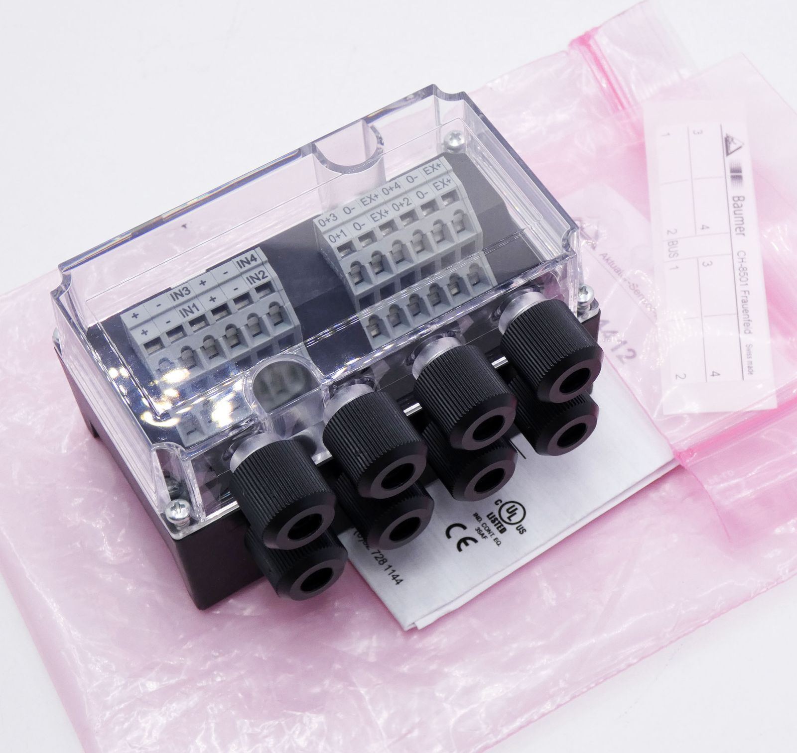 Baumer Electric ASIA 56A4412 10119112 4 IN / 4 OUT Anwendermodul Aktiv ...