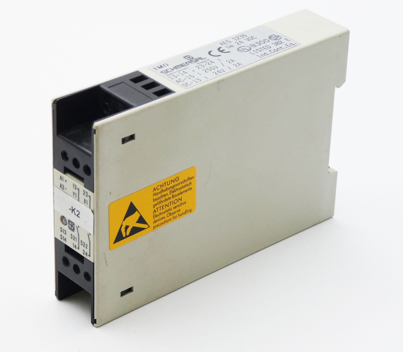Schmersal AES 1235 24VDC 250V/ 2A Sicherheitsrelais -used- | Maaslos ...
