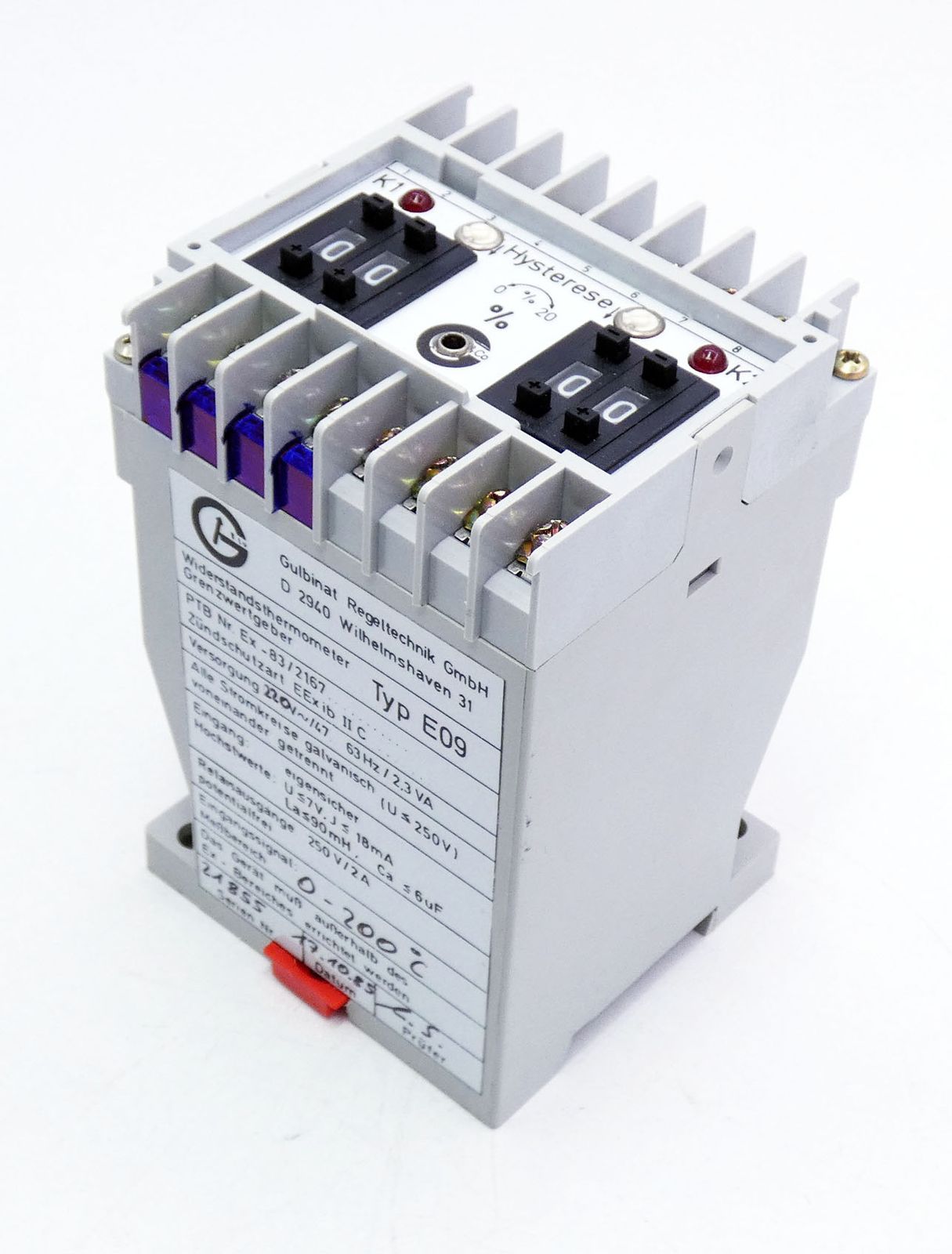 Gulbinat Typ E09 Widerstandsthermometer -unused- | Maaslos-Guenstig.de