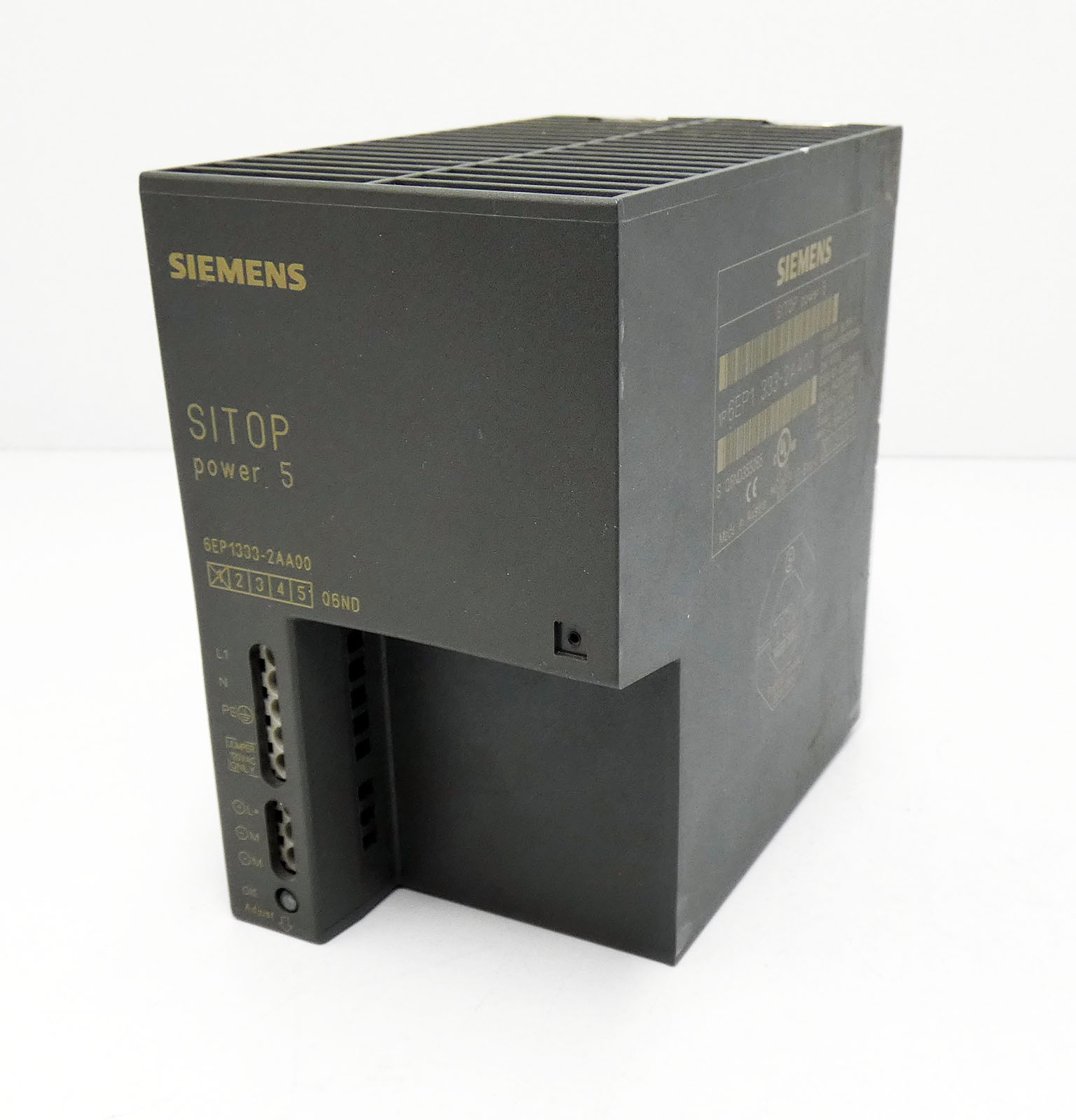 Siemens Sitop power 5 6EP1 333-2AA00 24V DC 5A E-Stand: 01 Power Supply ...