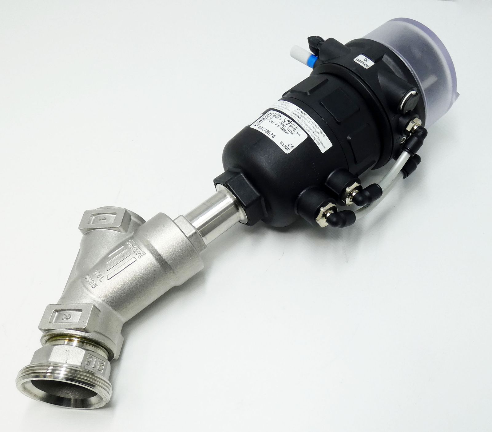 Bürkert 00178674 2000 A 25,0 PTFE VA + 00227225 8690-*-E3-I2-* PU02 ...