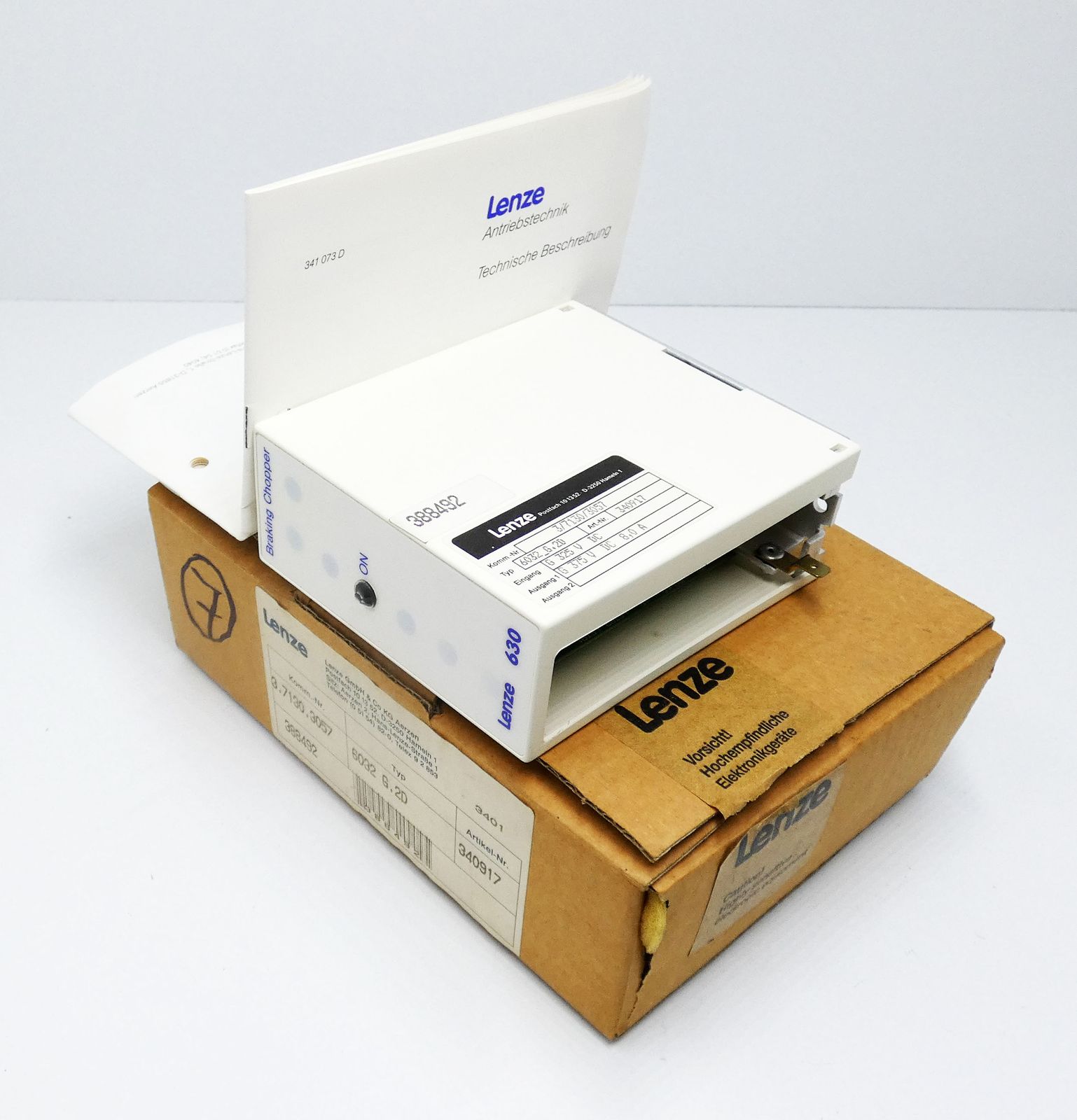 Lenze 630 6032_G.2D 340917 Bremschopper Braking Chopper -unused/OVP ...