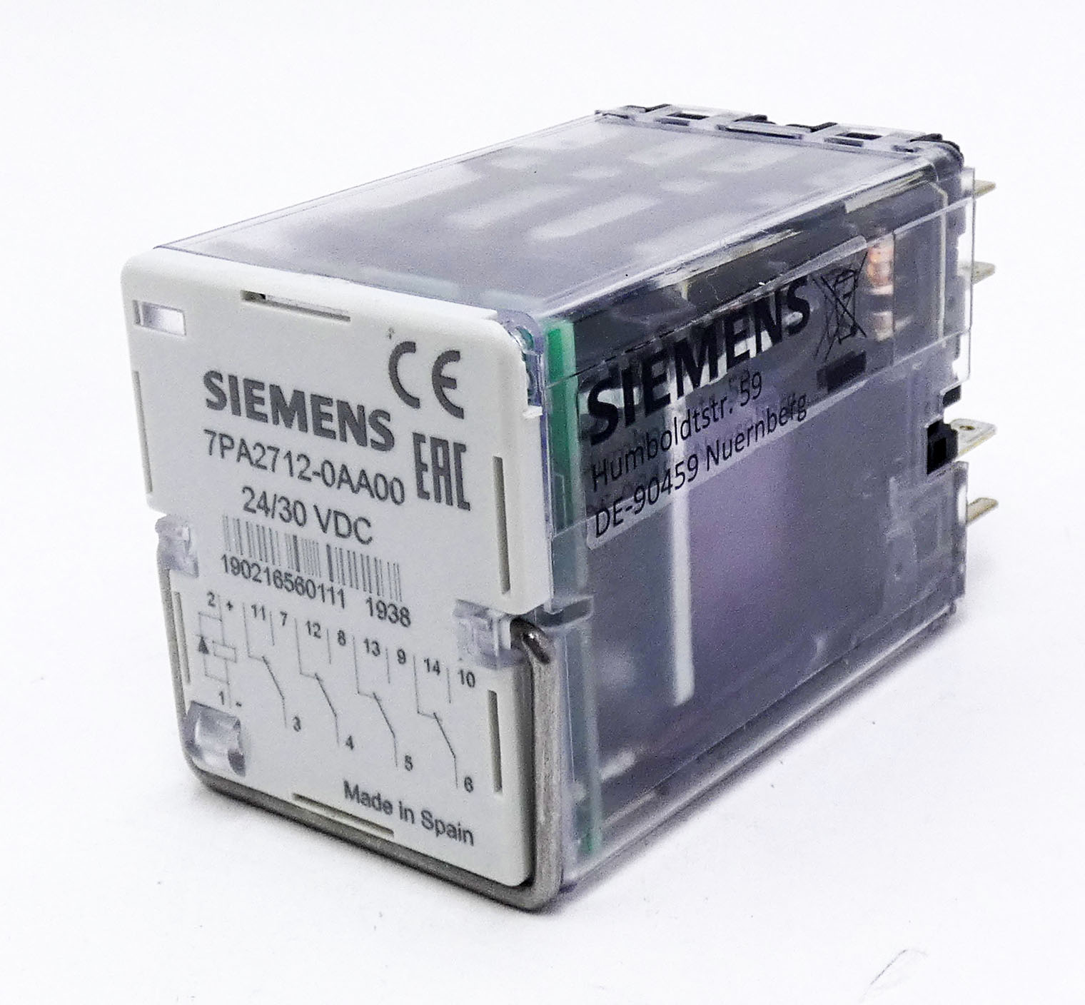 Siemens 7PA2712-0AA00 24/30VDC Auslöserrelais -used- | Maaslos-Guenstig.de