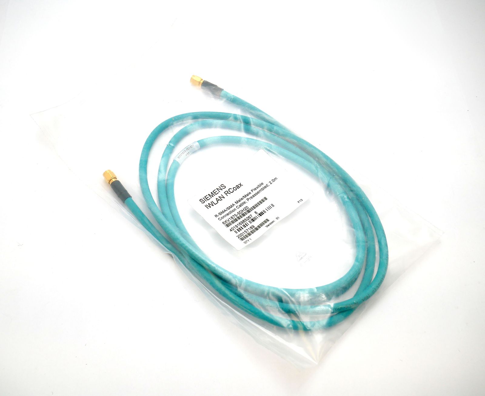 Siemens IWLAN RCoax 6XV1875-5DH20 Version: 01 Flexible Connection 2.0m ...