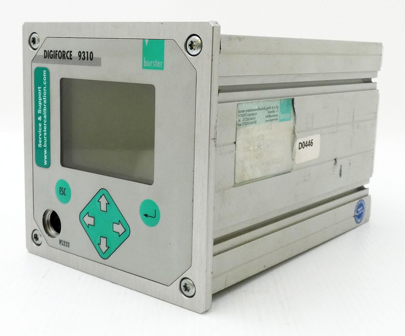 Burster DIGIFORCE 9310 9310.V0002 230V/50Hz Process Controller -used ...