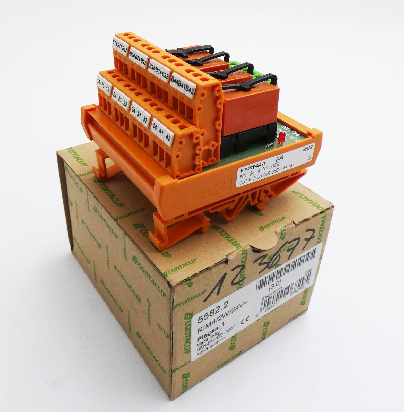 Conta-Clip 5582.2 RIM4/2W/24V+ Relais -unused/OVP- | Maaslos-Guenstig.de