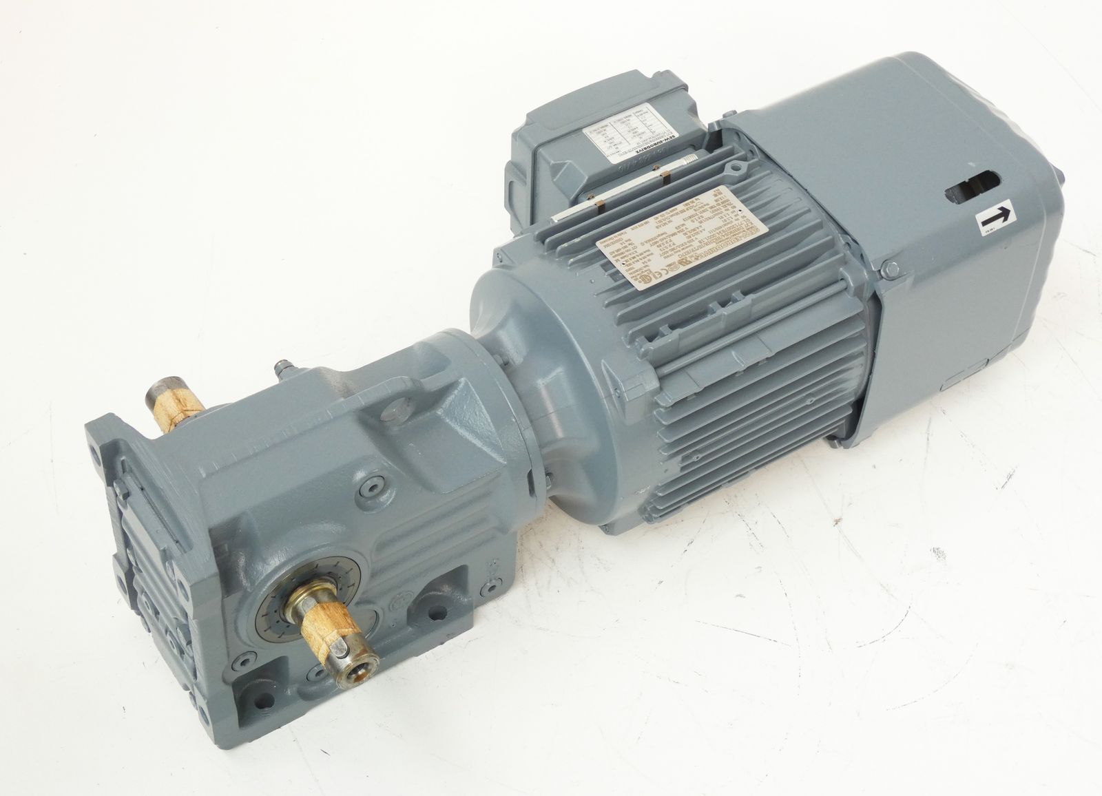 SEW K37 DRN90S4/BE2HR/IS/TF/EI7C Getriebemotor 1,1kW 1455rpm i=13,08 ...