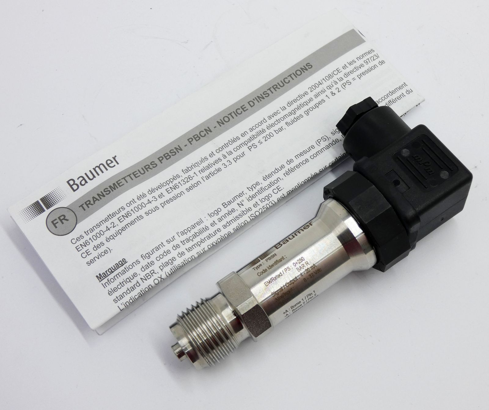 Baumer PBSN PS: 0+250 4-20mA Drucksensor -unused- | Maaslos-Guenstig.de