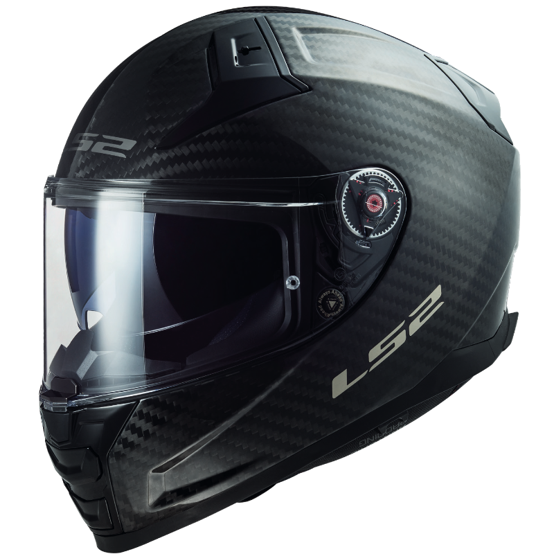 LS2 FF811 Vector II Carbon Integralhelm Solid, schwarz | Motoshop Konstanz