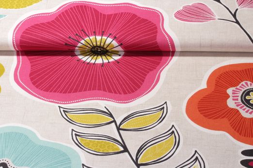 Canvas Stoff gemustert | Snaply