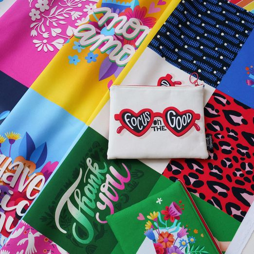 Bio Canvas Panel - Easygoing Zipper Pouch Party | Snaply