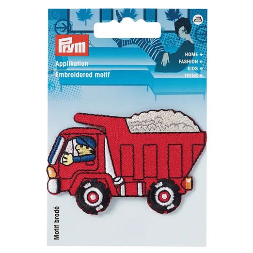 Patch - Lastwagen - rot | Snaply