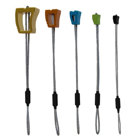 ALPIDEX Climbing Nuts Set 10 pcs ; Size 1 - 10 Essential for all trad ...