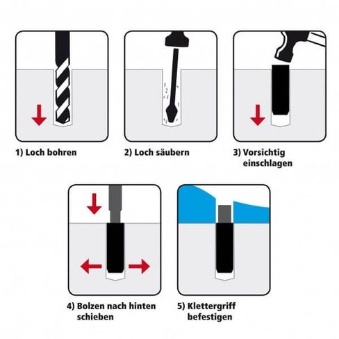 20 x Impact anchor/ Drop-in anchor galvanised M10 incl. technical ...
