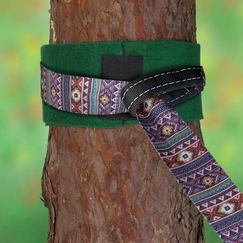 ALPIDEX Slackline 15 m 2 tons + 2 x Tree Protection + Ratchet ...