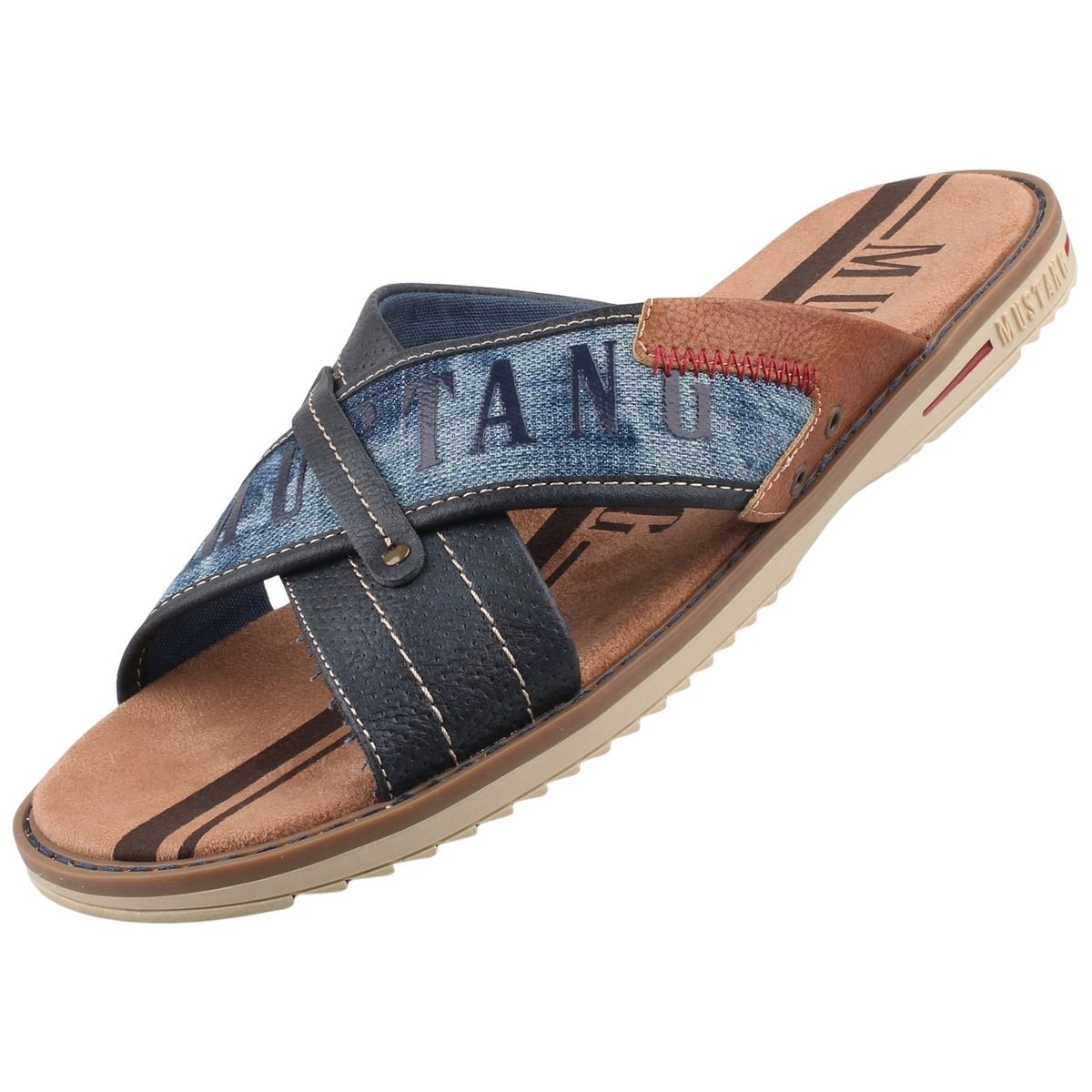 Mustang Herren Pantoletten Blau | Trendbereich