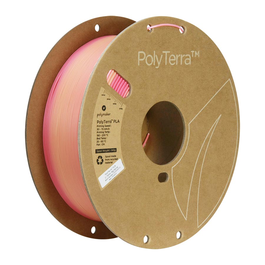 Polymaker PolyTerra Gradient PLA Spring 1.75mm 1000g zweifarbiges ...