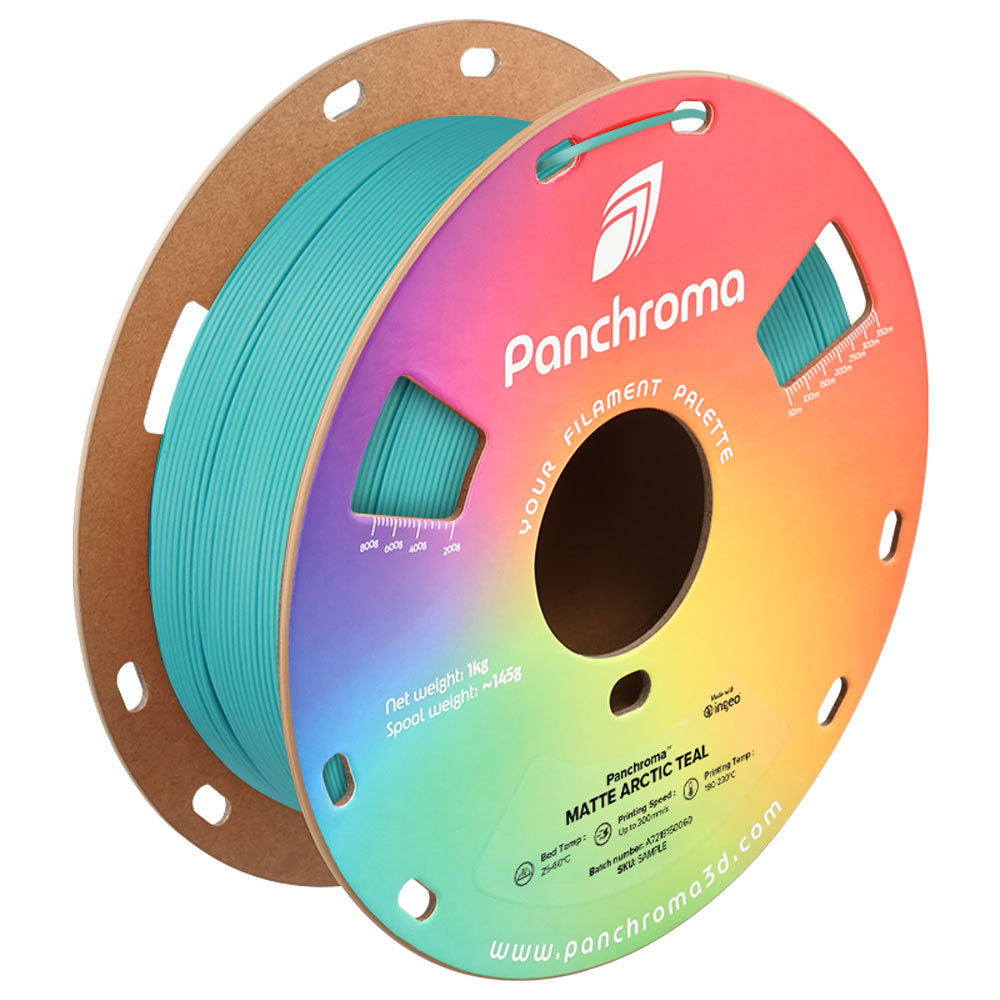 Panchroma™ Matte PLA (Formerly PolyTerra™ PLA) Arctic Teal 1.75mm 1000g ...