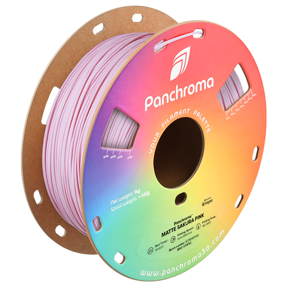 Panchroma™ Matte PLA (Formerly PolyTerra™ PLA) Sakura Pink 1.75mm 1000g ...