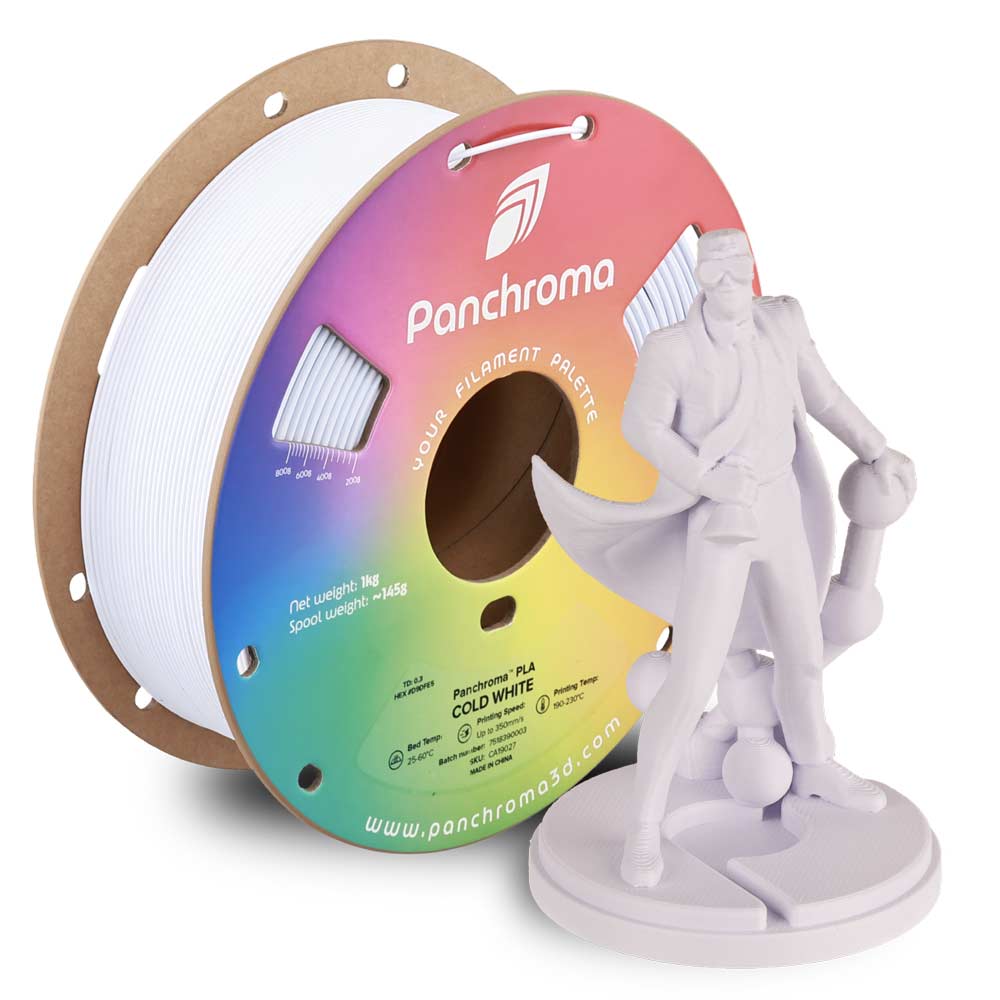Polymaker Panchroma™ Basic PLA Cold White 1.75mm 1kg Filament für die ...