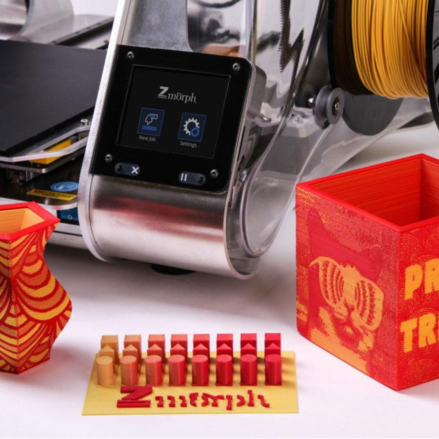ZMorph Dual PRO Extruder 1,75 mm kaufen - für Farbverläufe, Farbmischungen und ...