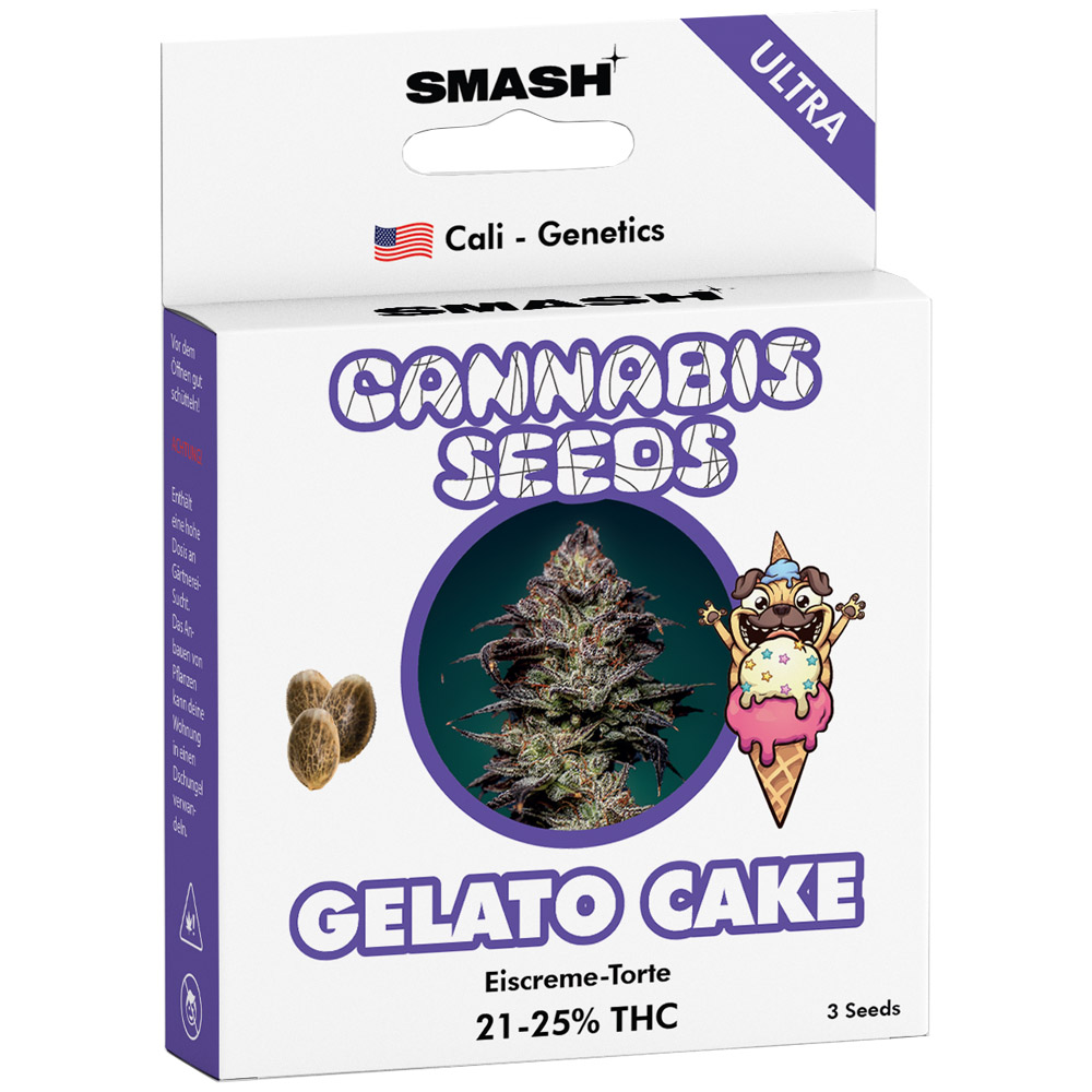 Smash Gelato Cake Cali-Strain | 21% - 25% THC | ULTRA GENETICS Cannabis ...