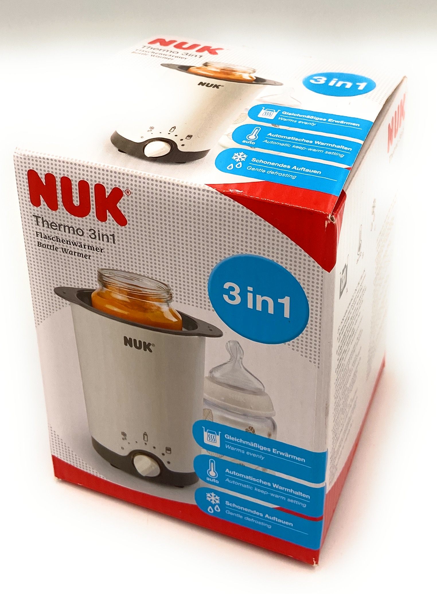 NUK Thermo 3 in 1 Flaschenwärmer, für Gläschen und Flaschen | Top Price Shop