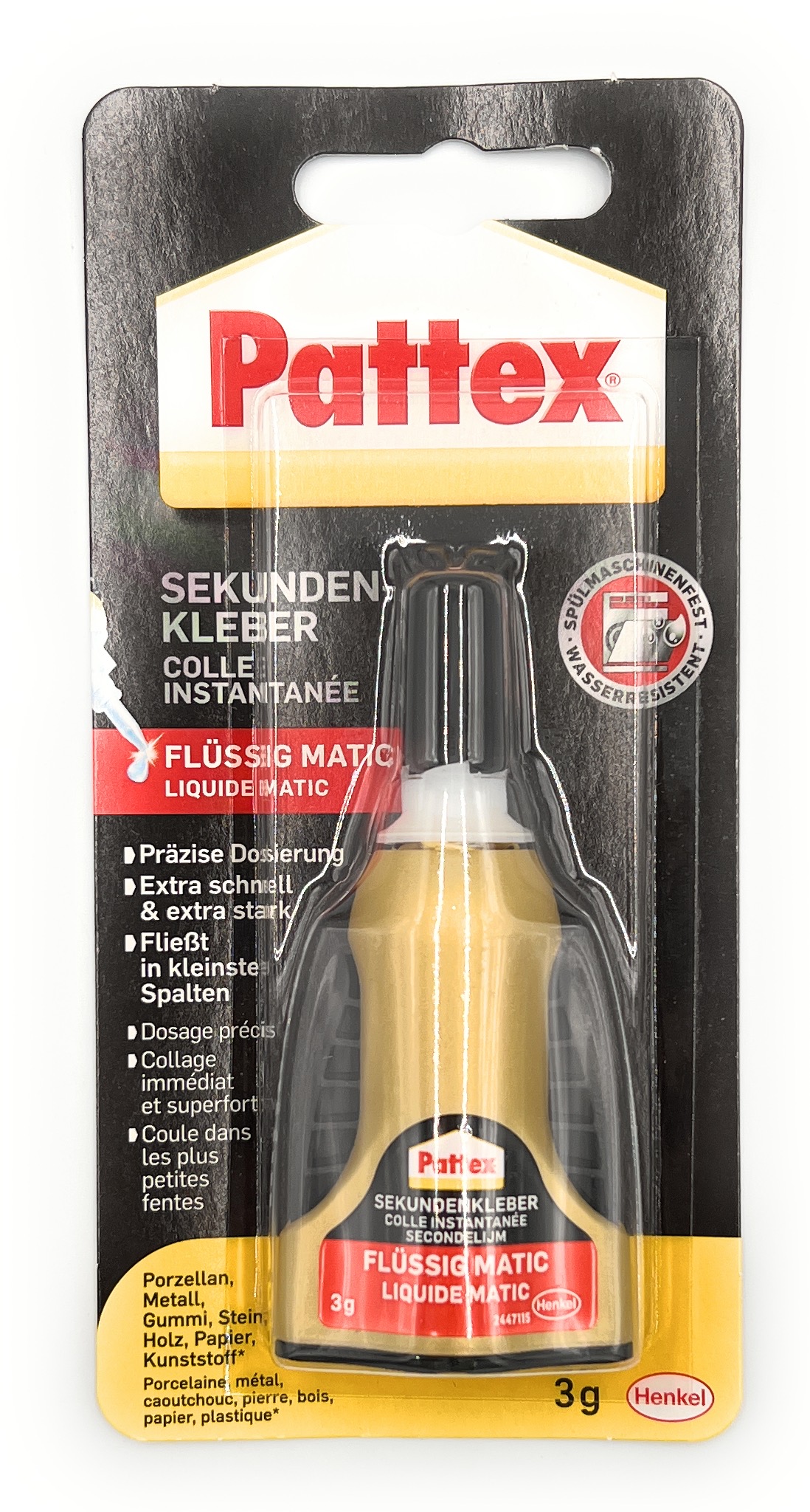 Pattex Sekundenkleber Matic, 3 g | Top Price Shop